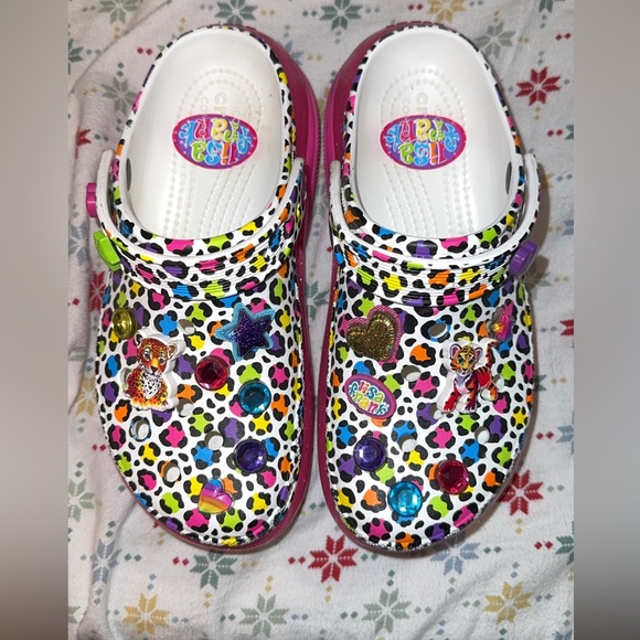 CROCS | Shoes | Limited Edition Lisa Frank Platform Crocs Gentle Warn ...